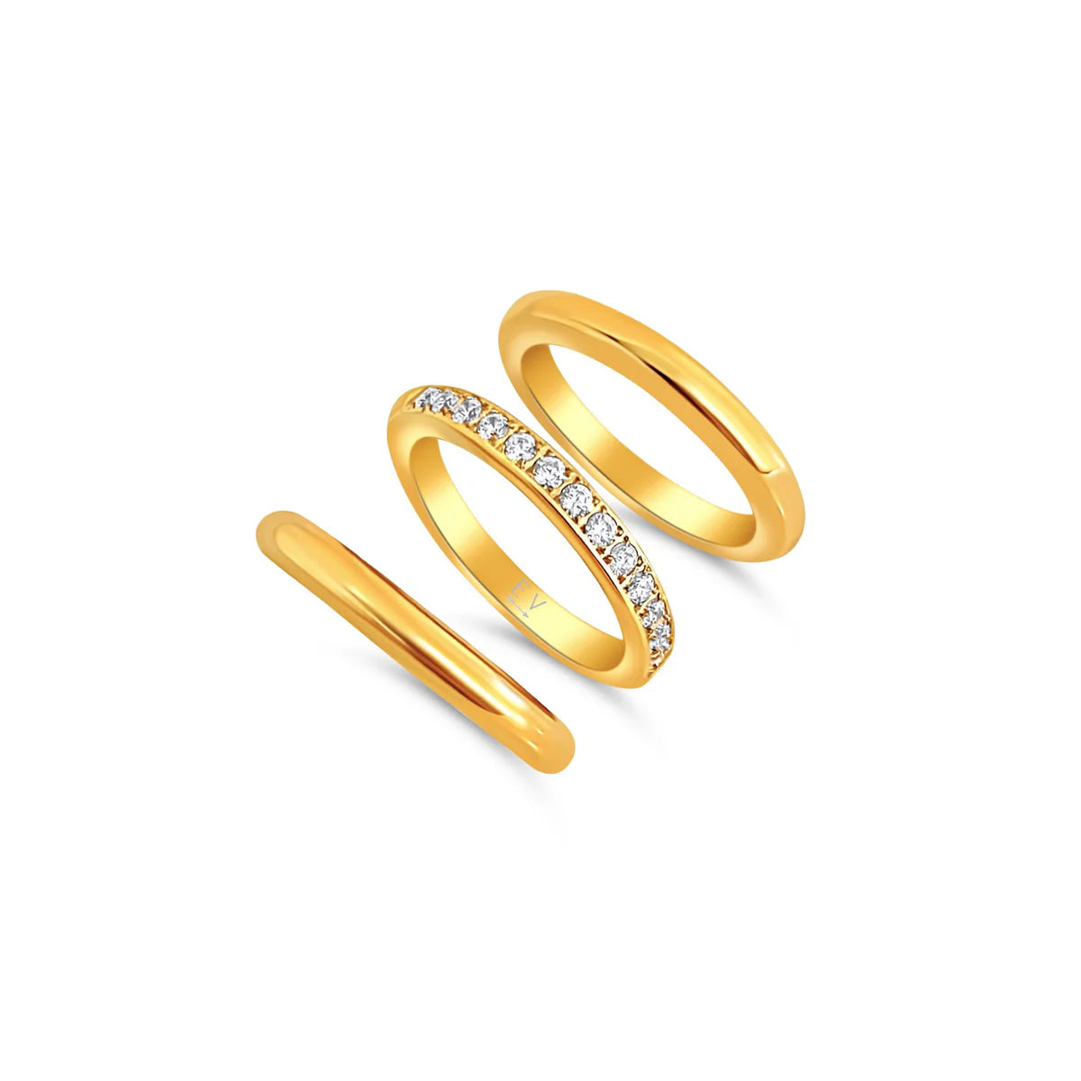 PERCY TRIPLE RING SET– Slate