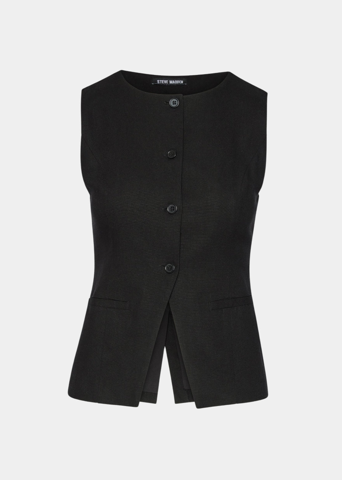 WESLEY LINEN TOP | BLACK– Slate