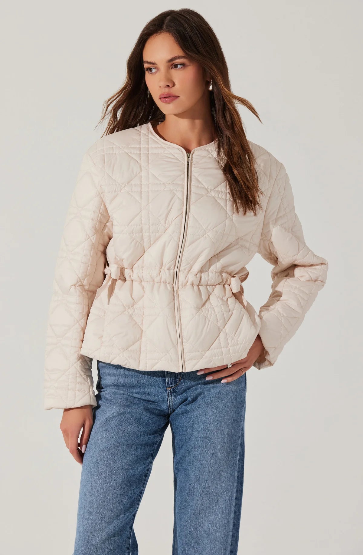 JOSLYN QUILTED JACKET– Slate
